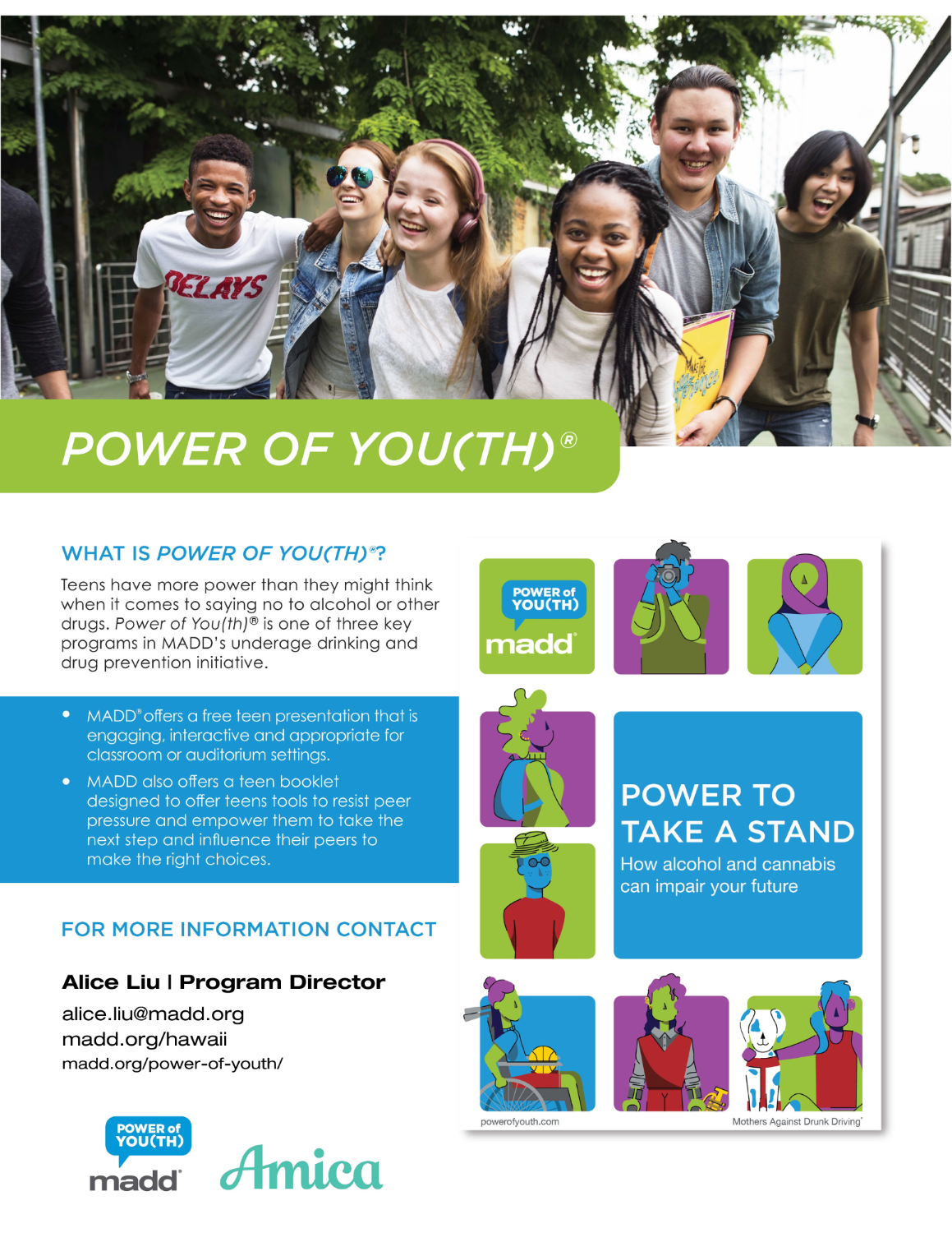 MADD Hawaii Underage Drinking Program Underway - Affiliate Hawaii