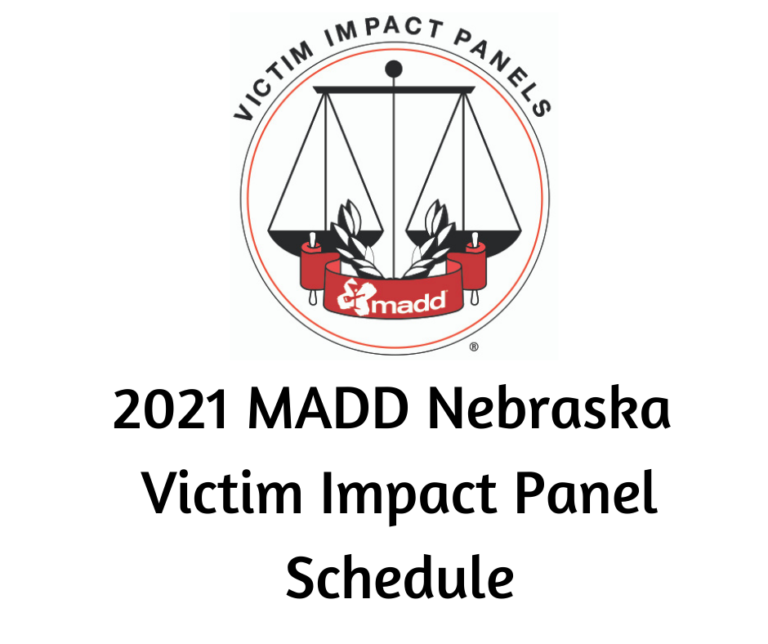 2021 Victim Impact Schedule Is Here! - Nebraska