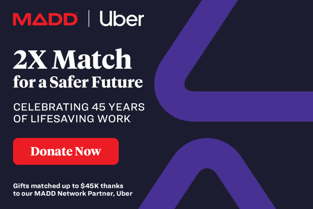 MADD: Mothers Against Drunk Driving 45th Celebration
